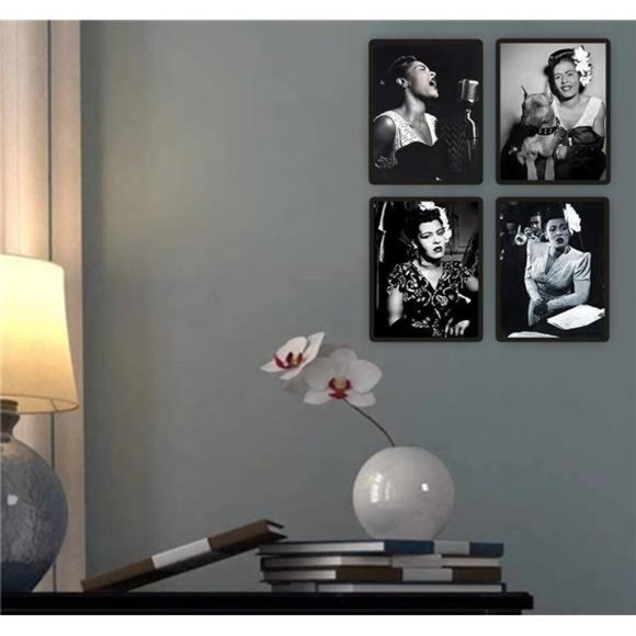 Art | Billie Holiday Lady Day Female Jazz Singer Music History Wall Art ...